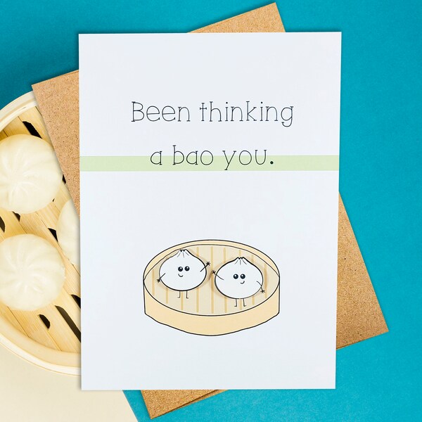 Pun Thinking of You Cards - Etsy