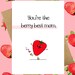 Berry Best Mom Card Happy Mother's Day Card Mom Birthday Card Cute Pun ...