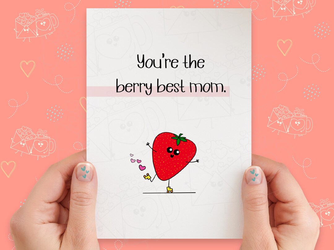 Berry Best Mom Card | Happy Mother's Day Card | Mom Birthday Card ...