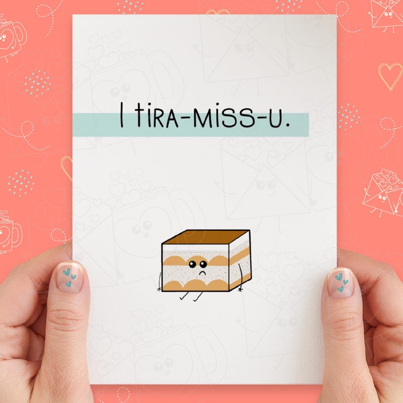 Miss You Card - Etsy