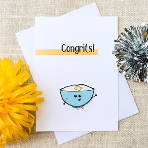 Grits Congratulations Card Funny Pun Card Congrats Card | Etsy