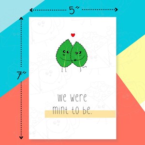 Mint to Be Cute Love Card | Funny Valentine Card | Kawaii Valentines ...