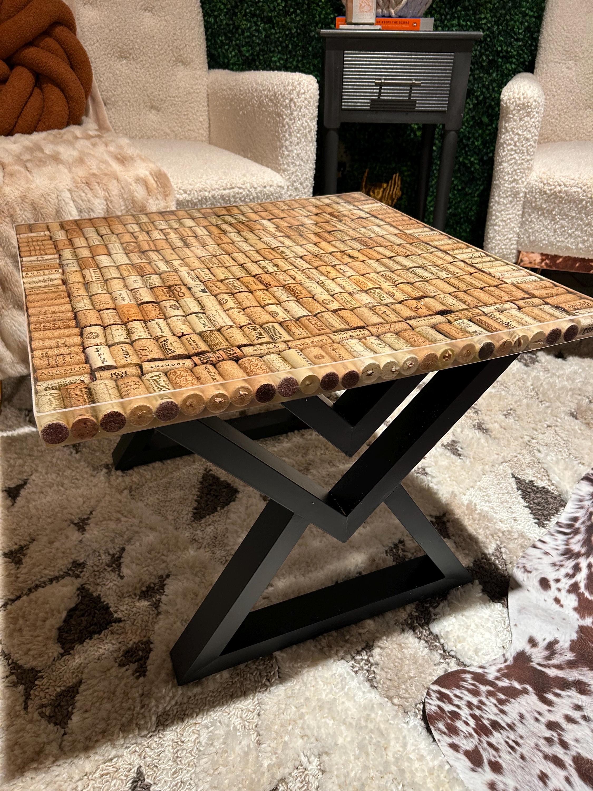 Wine Cork Epoxy Table ,wine Cork Preservation, Cork Decoration , Resin ...