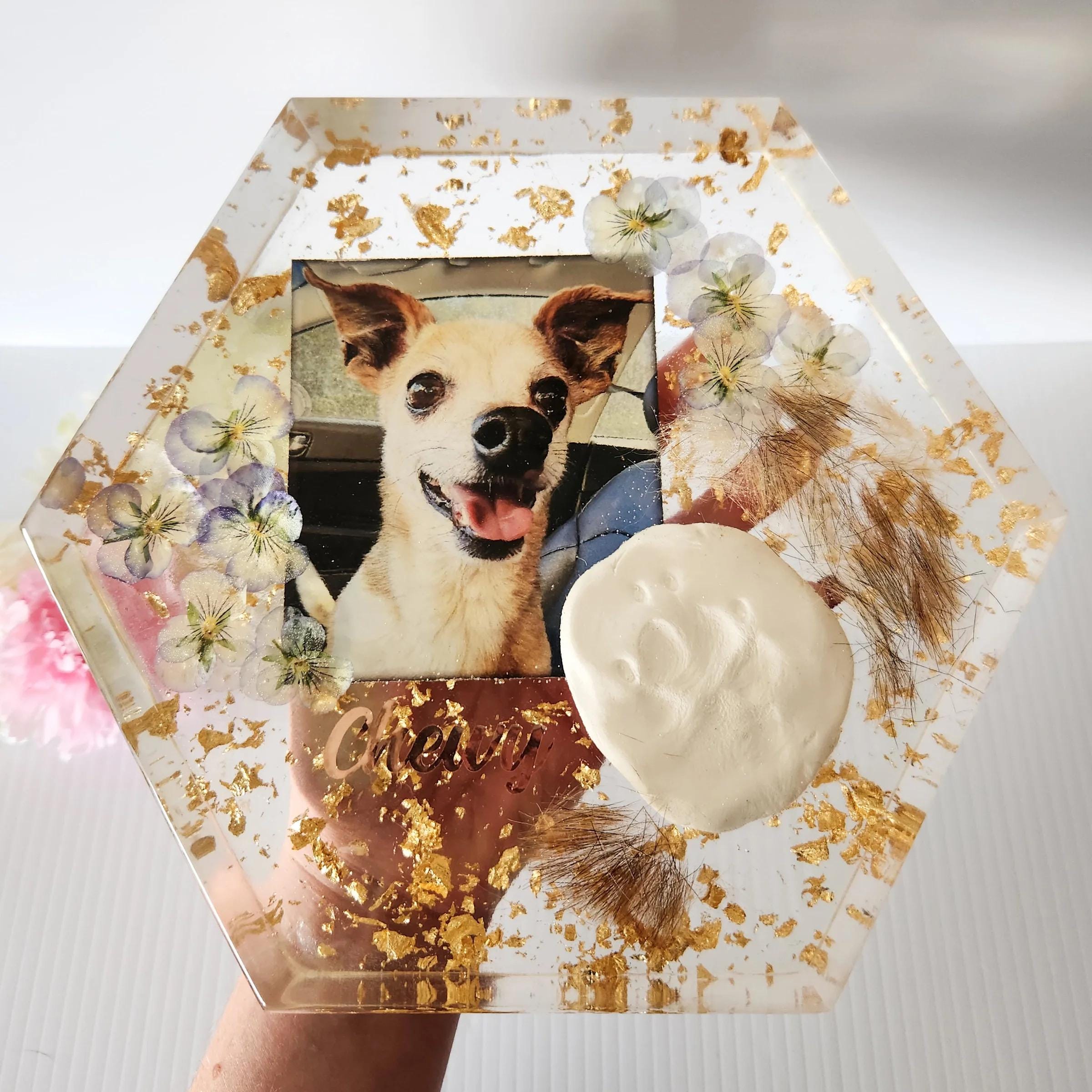 CUSTOM* Resin Pet Memorial, Memorial, Cremains Memorial, Pet Ash ...