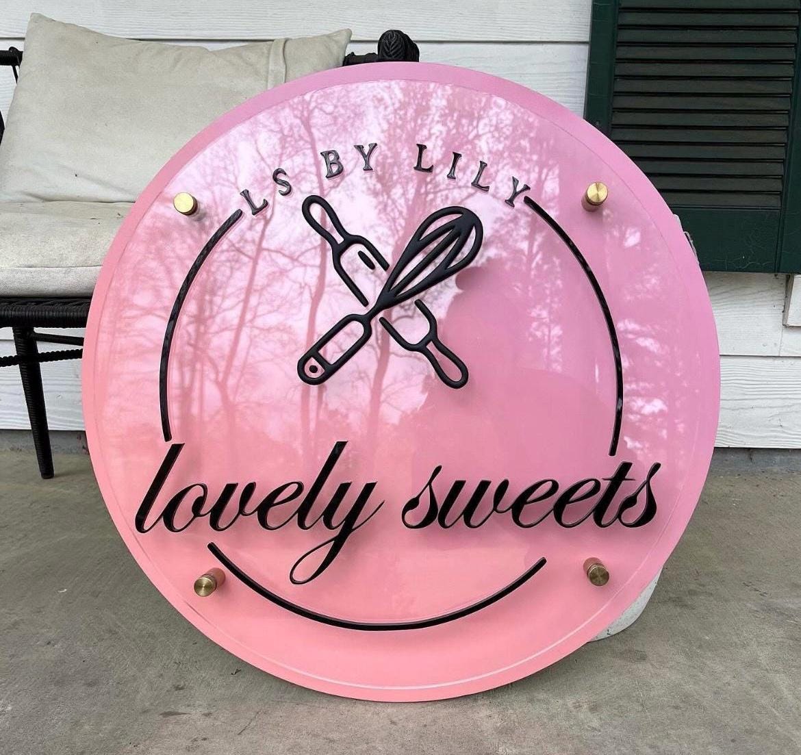 DEPOSIT ONLY* Intarsia Custom Wood Sign, Scroll Work Buisness Logo ...