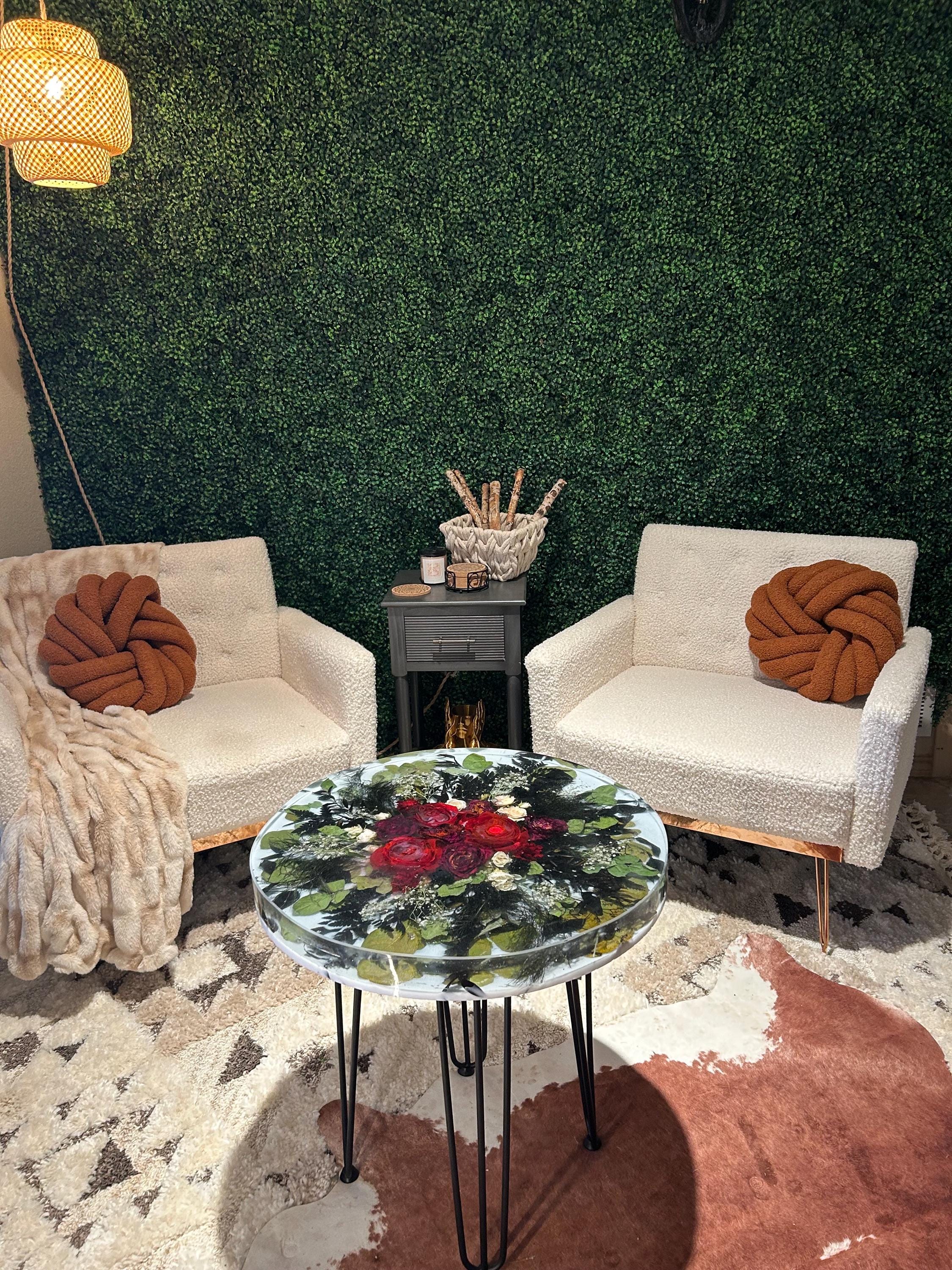 CUSTOM Extra Large 24 Floral Epoxy Table ,bouquet Preservation,wedding ...