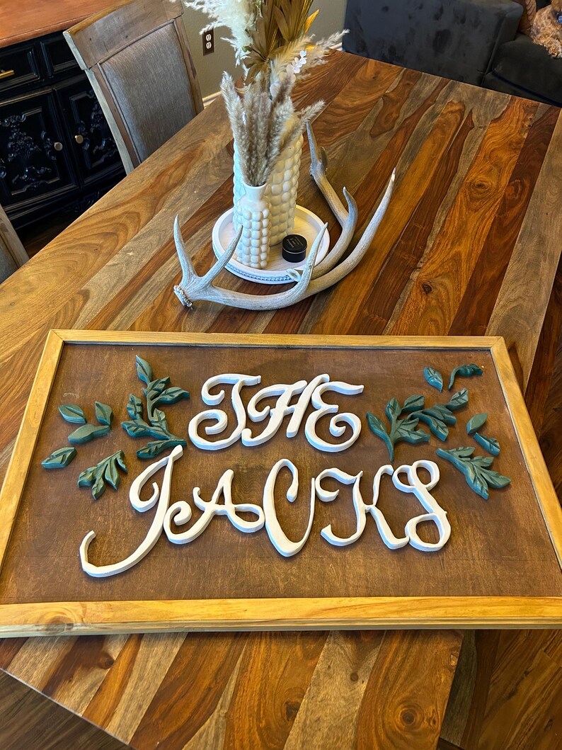 DEPOSIT ONLY* Intarsia Custom Wood Sign, Scroll Work Buisness Logo ...