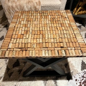 Wine Cork Epoxy Table ,wine Cork Preservation, Cork Decoration , Resin ...