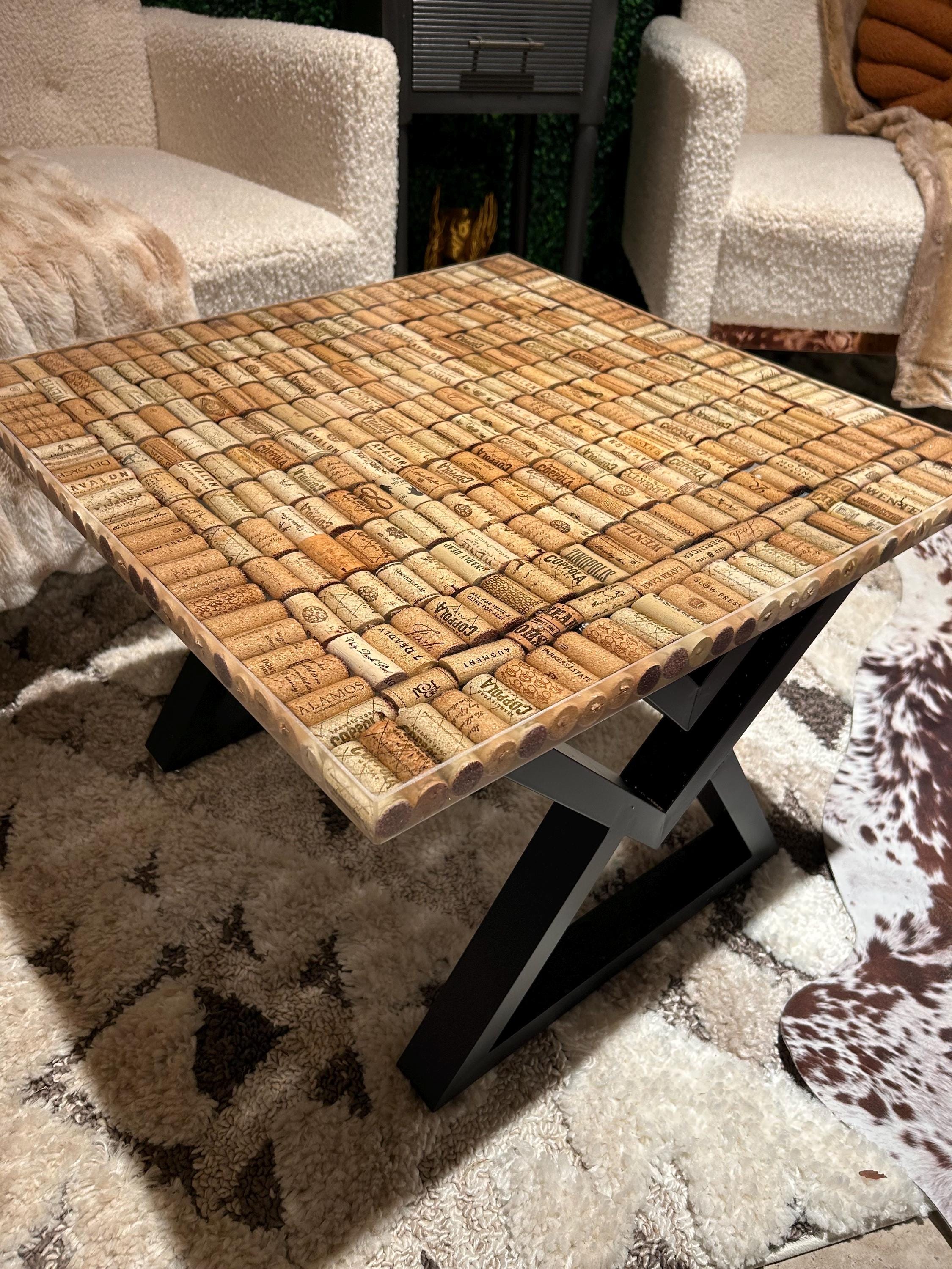 Wine Cork Epoxy Table ,wine Cork Preservation, Cork Decoration , Resin ...
