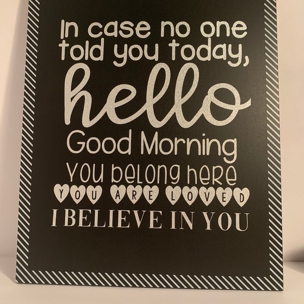 In Case No One Told You Today Bulletin Board - Etsy