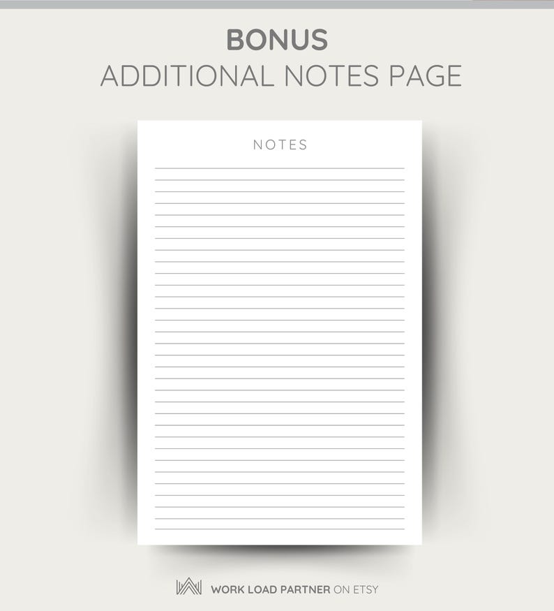 Minimalist Daily Planner Printable • Hourly Schedule, To-do List (PDF ...