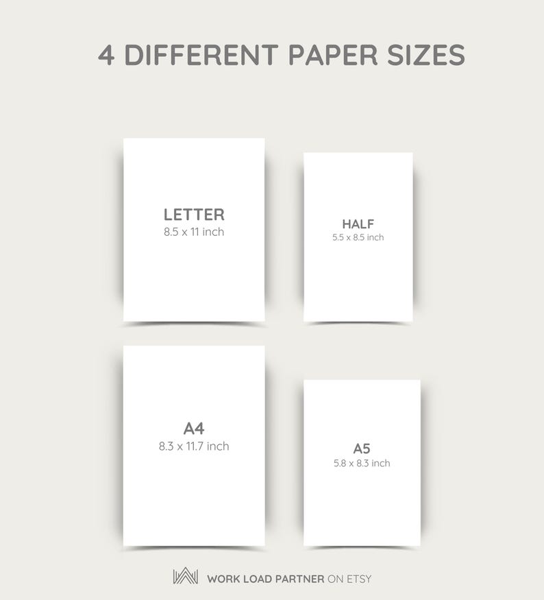 Password Logbook Printable • Minimalist Account Login Keeper (PDF ...