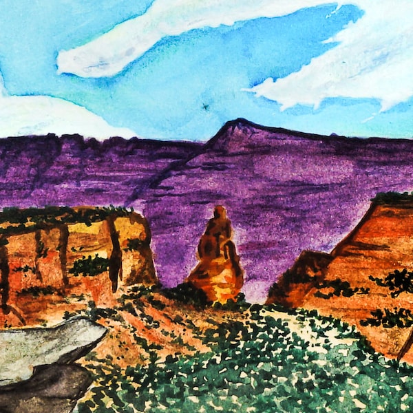 Colorado Monument Art - Etsy