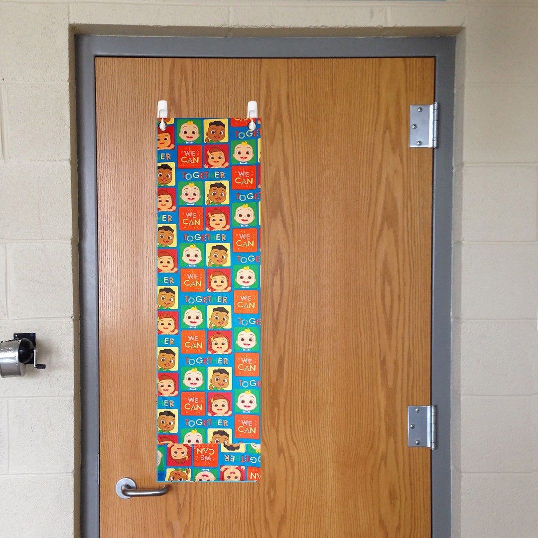 Cute Coco Melon Elementary Teacher Door Window Curtain. Classroom ...