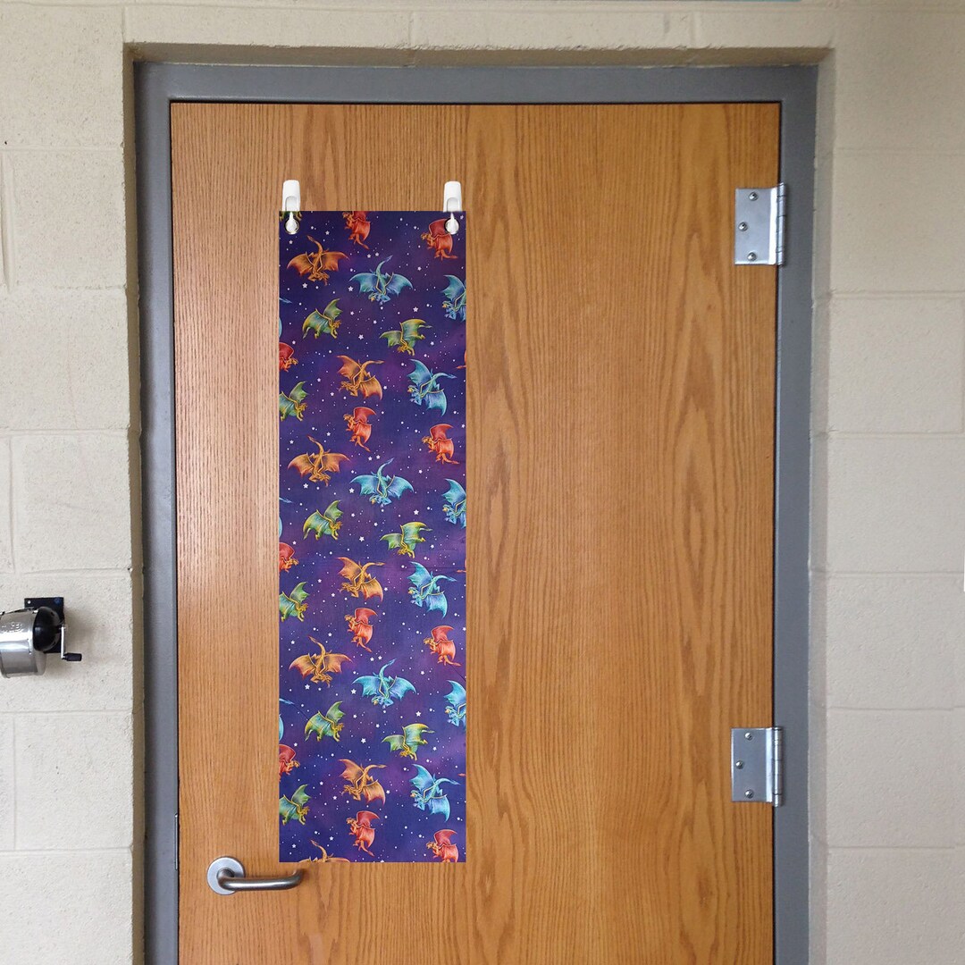 Fairy Dragons Teacher Door Window Curtain. Fairytale Classroom Window ...