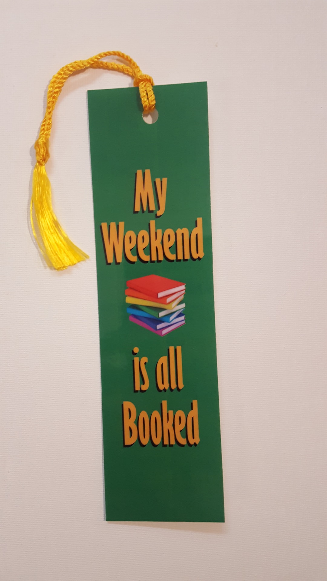 My Weekend is Bookedbookmark for Book Lovers.custom Designed - Etsy