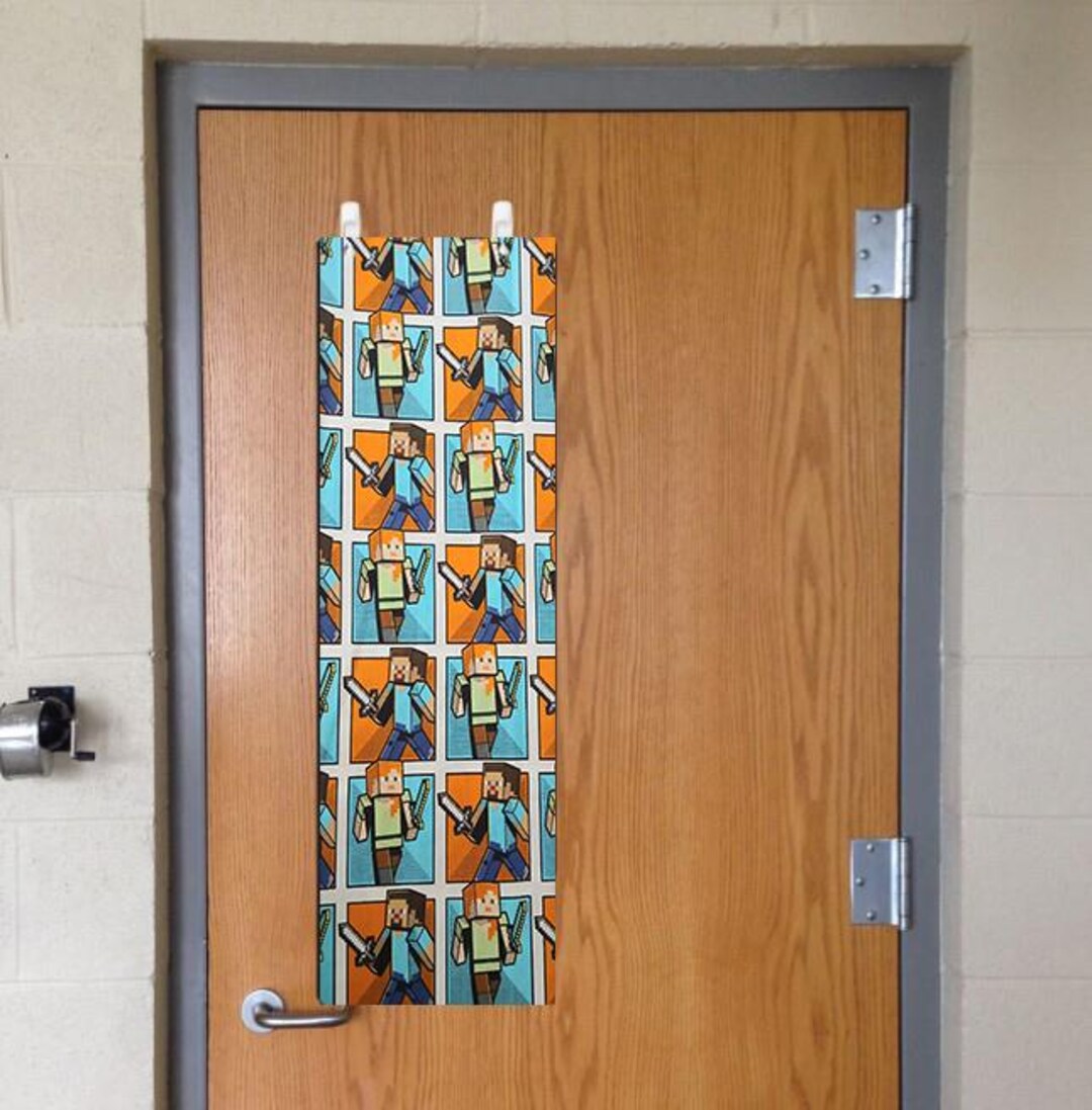 Minecraft Teacher Door Window Decoration.teacher Classroom Window Cover ...