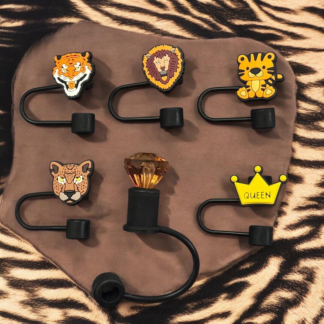 Tiger Tyla Stanley Cup Themed Stroh Covers Lion Tigers Queen Straw ...