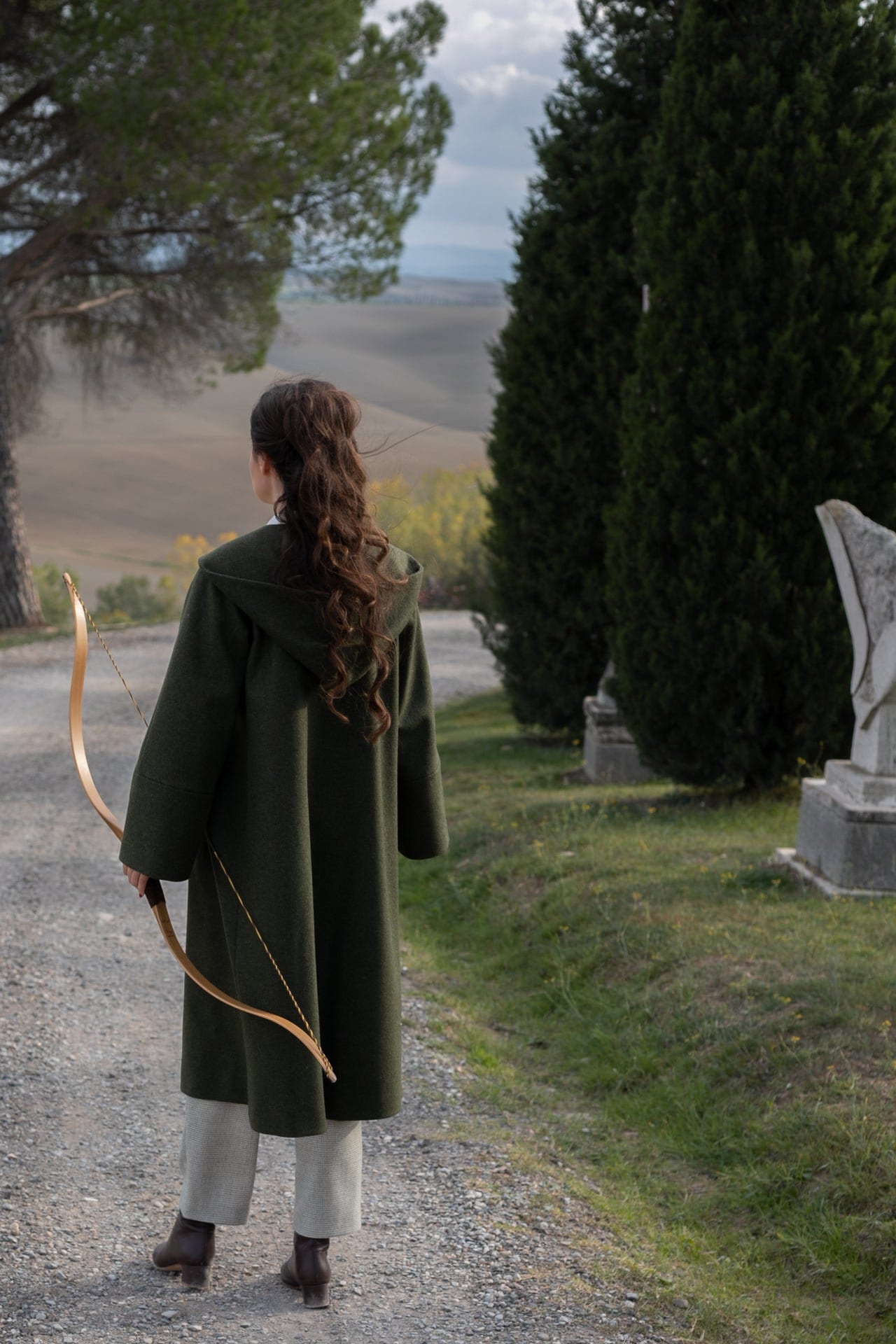 Hobbit Elf Cloak, Medieval Fantasy Cloak With Hood, Druid Viking Cape ...