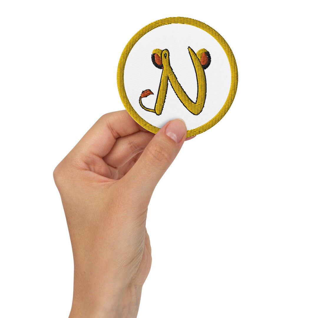 The Letter n Embroidered Patches Simba Inspired Embroidered Patches - Etsy