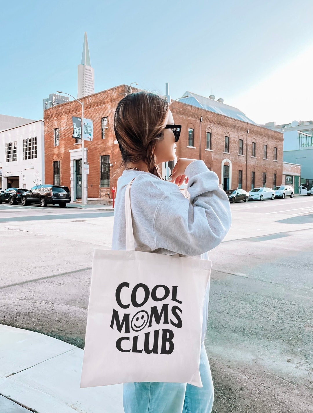 Cool Moms Club Tote Bag Aesthetic Gift for Mom in My Mom Era Everyday ...