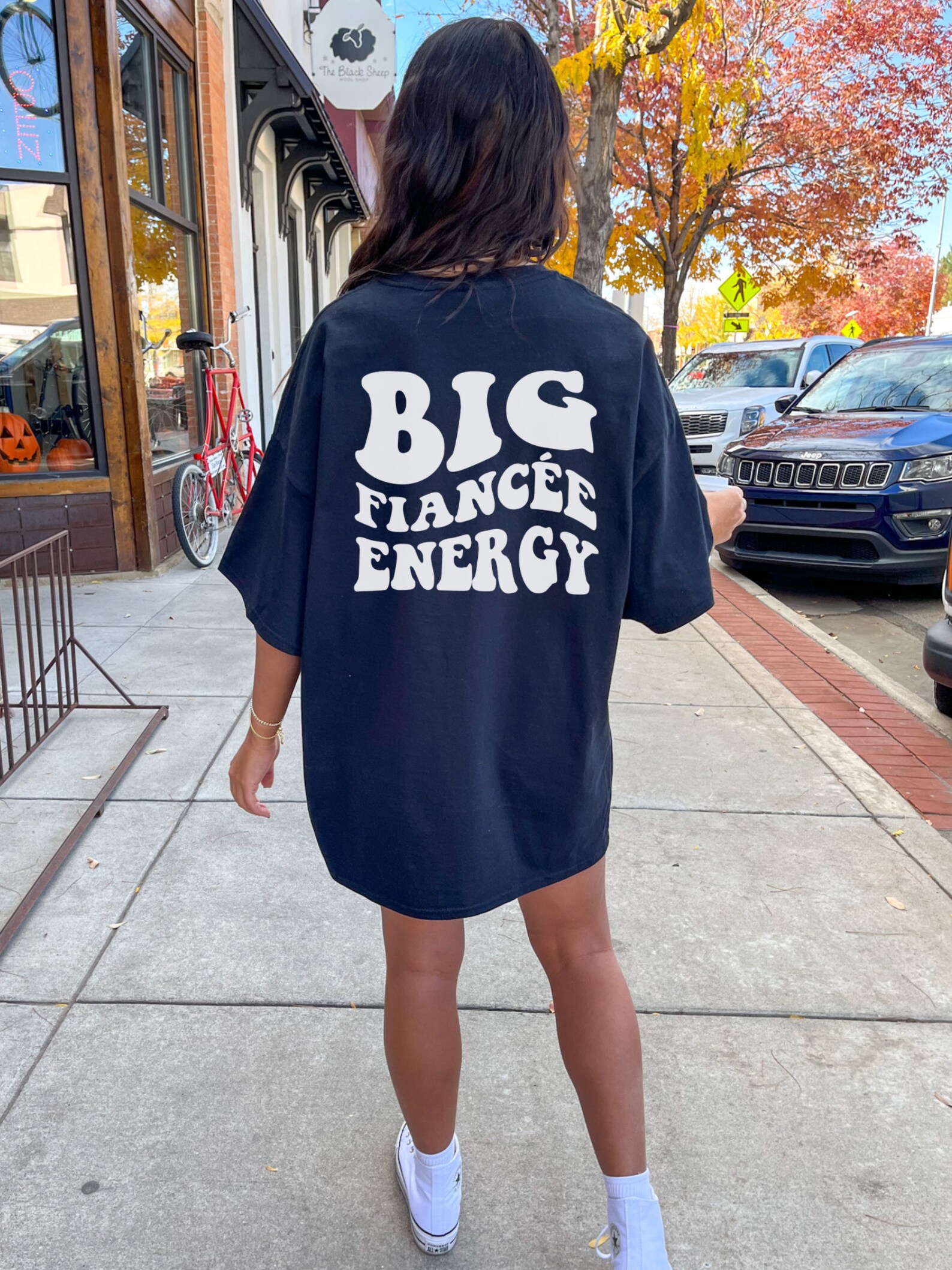 Big Fiancee Energy Fiance Gift for Her Future Wifey Fiancee Shirt Funny ...