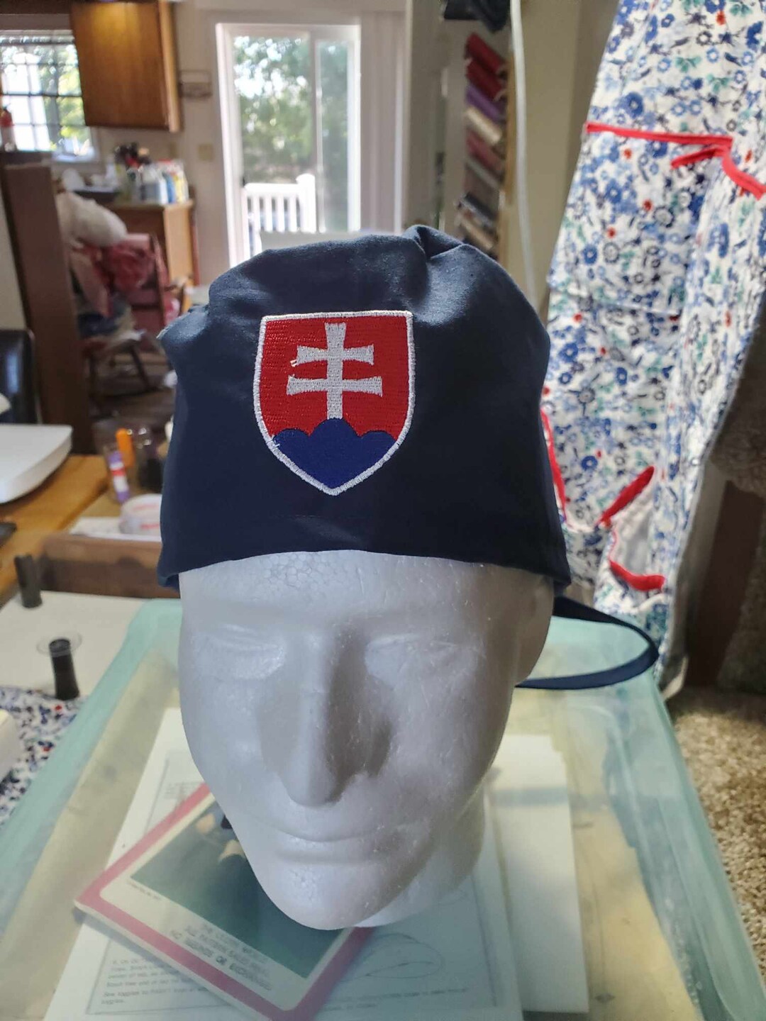 Slovakia on Navy Fabric - Etsy