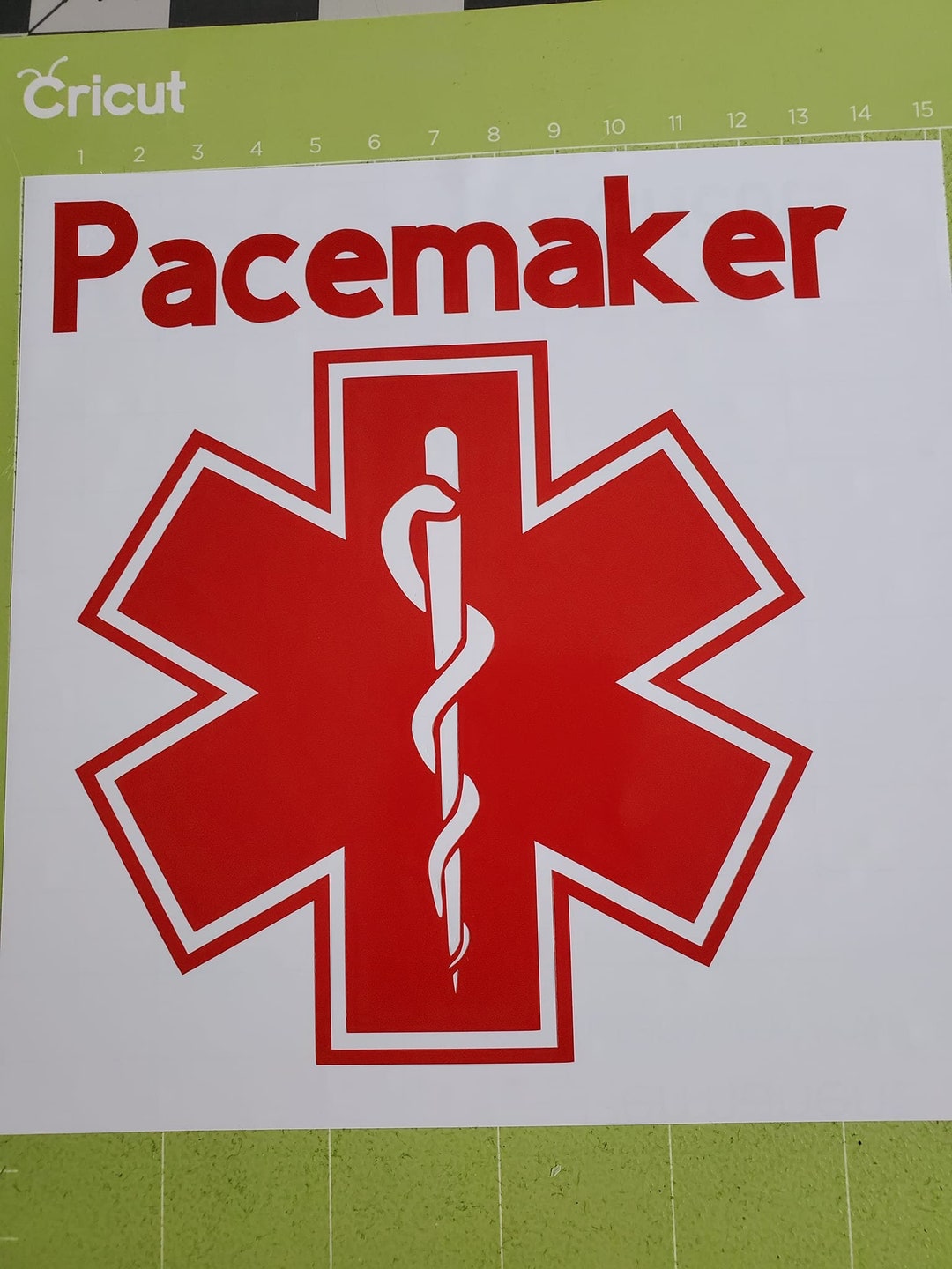 Pacemaker Alert Decal - Etsy