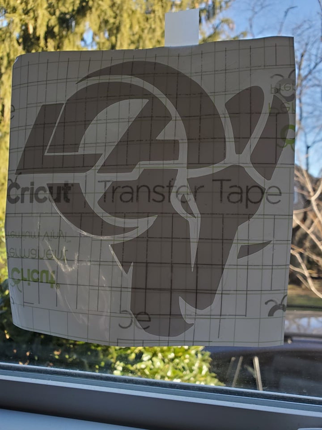 LA Rams in White Decal - Etsy UK