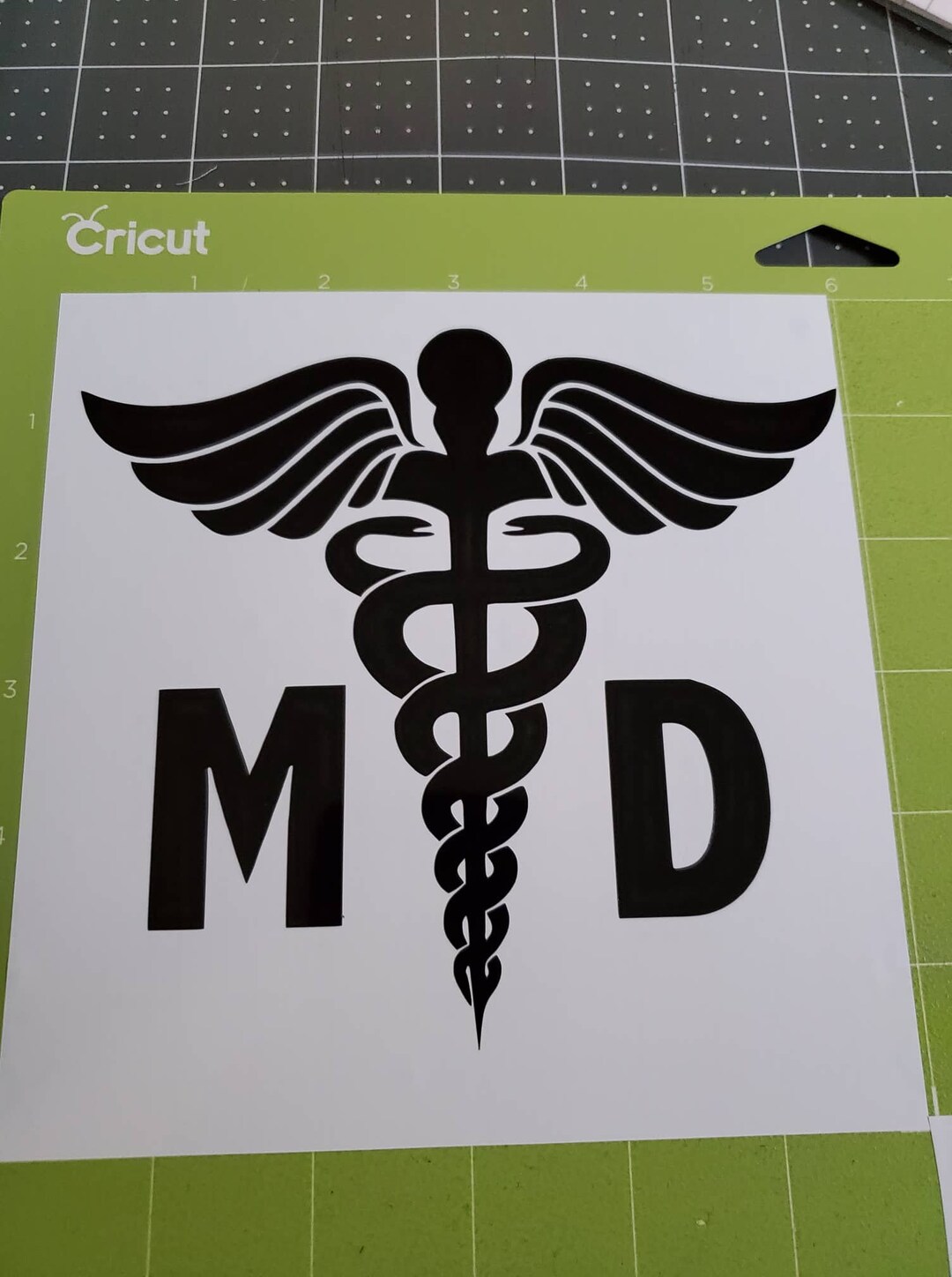 MD Vinyl Decal Sticker in Black - Etsy