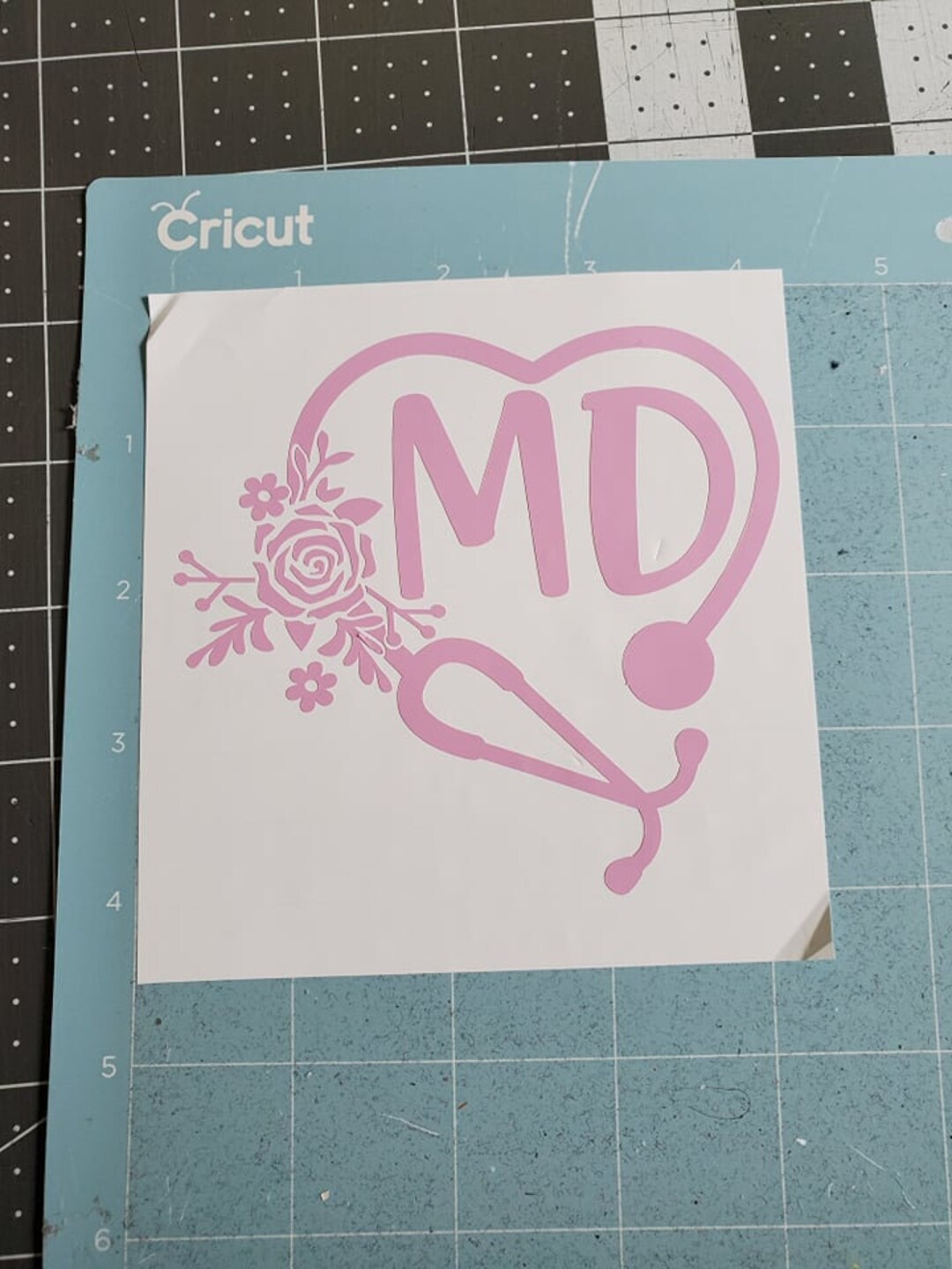 Floral MD Decal Made to Order - Etsy