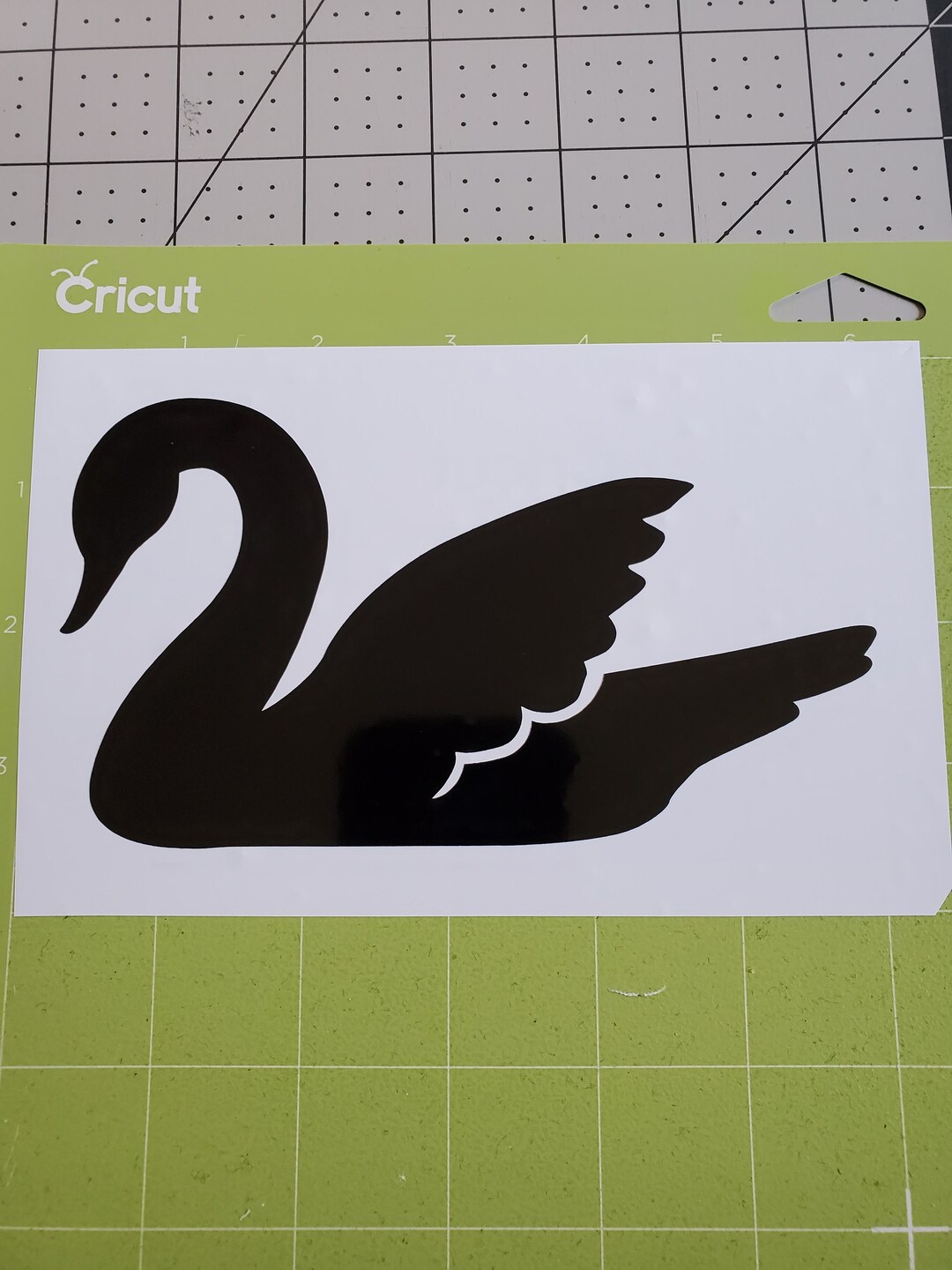 Swan Vinyl Sticker - Etsy