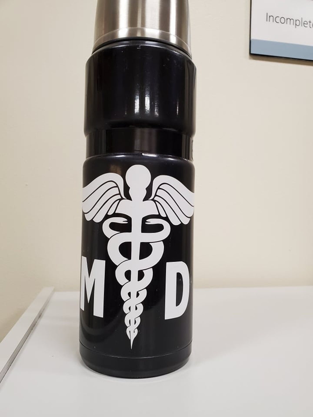 MD Vinyl Decal Sticker in White - Etsy