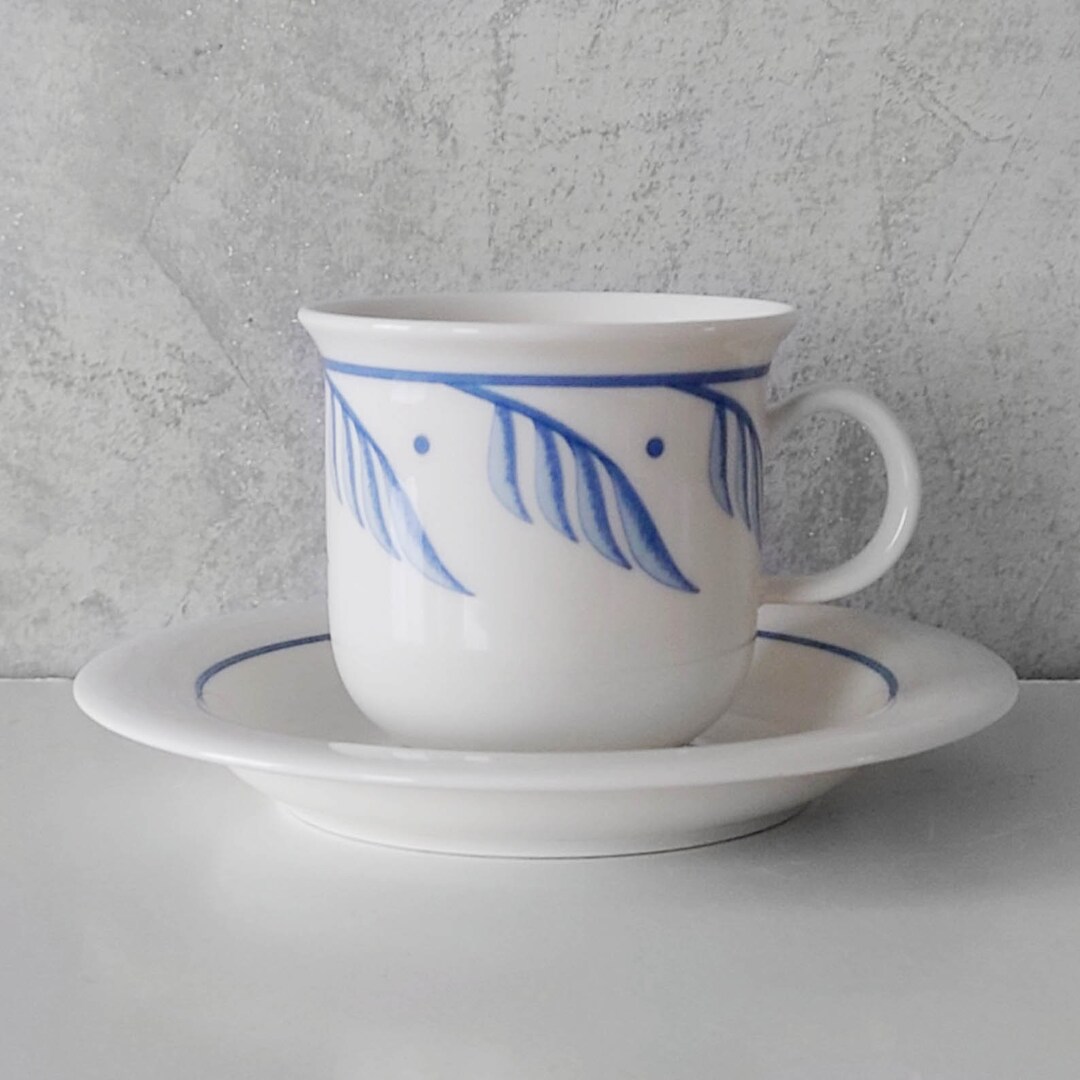 Finnish Arabia Factory's Arctica Sini Coffee Cup and - Etsy
