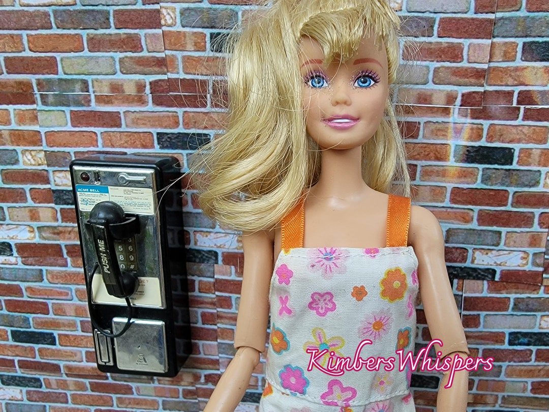 90's Acme Payphone Magnet 1:6 Scale Barbie Size Miniture - Etsy