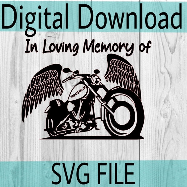 In Loving Memory Harley Svg - Etsy
