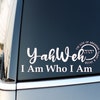 Yahweh Decal Yahweh God God Decal Religious Decal Car Decal Truck Decal ...
