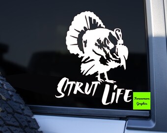 Turkey Strut Decal - Etsy