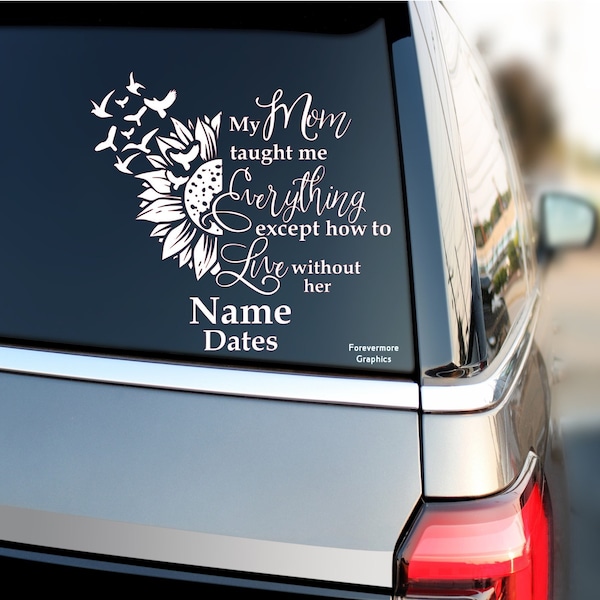 Mother Memorial Decal - Etsy