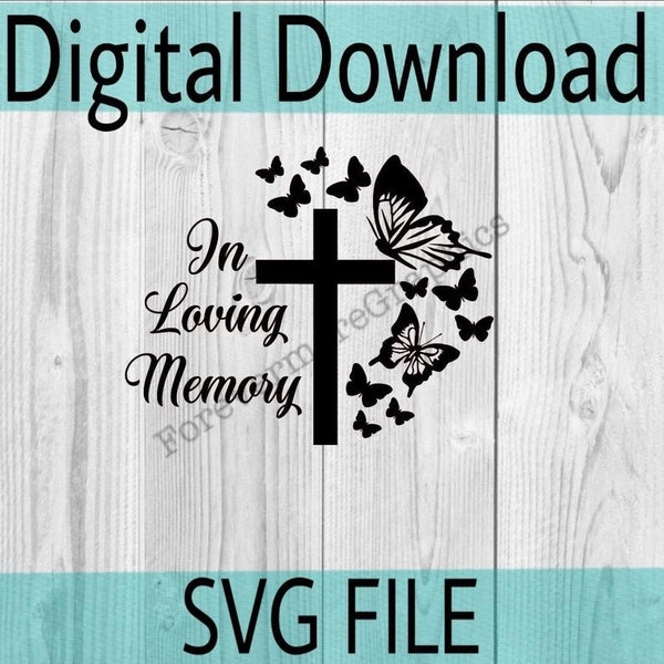 In Memory Svg - Etsy
