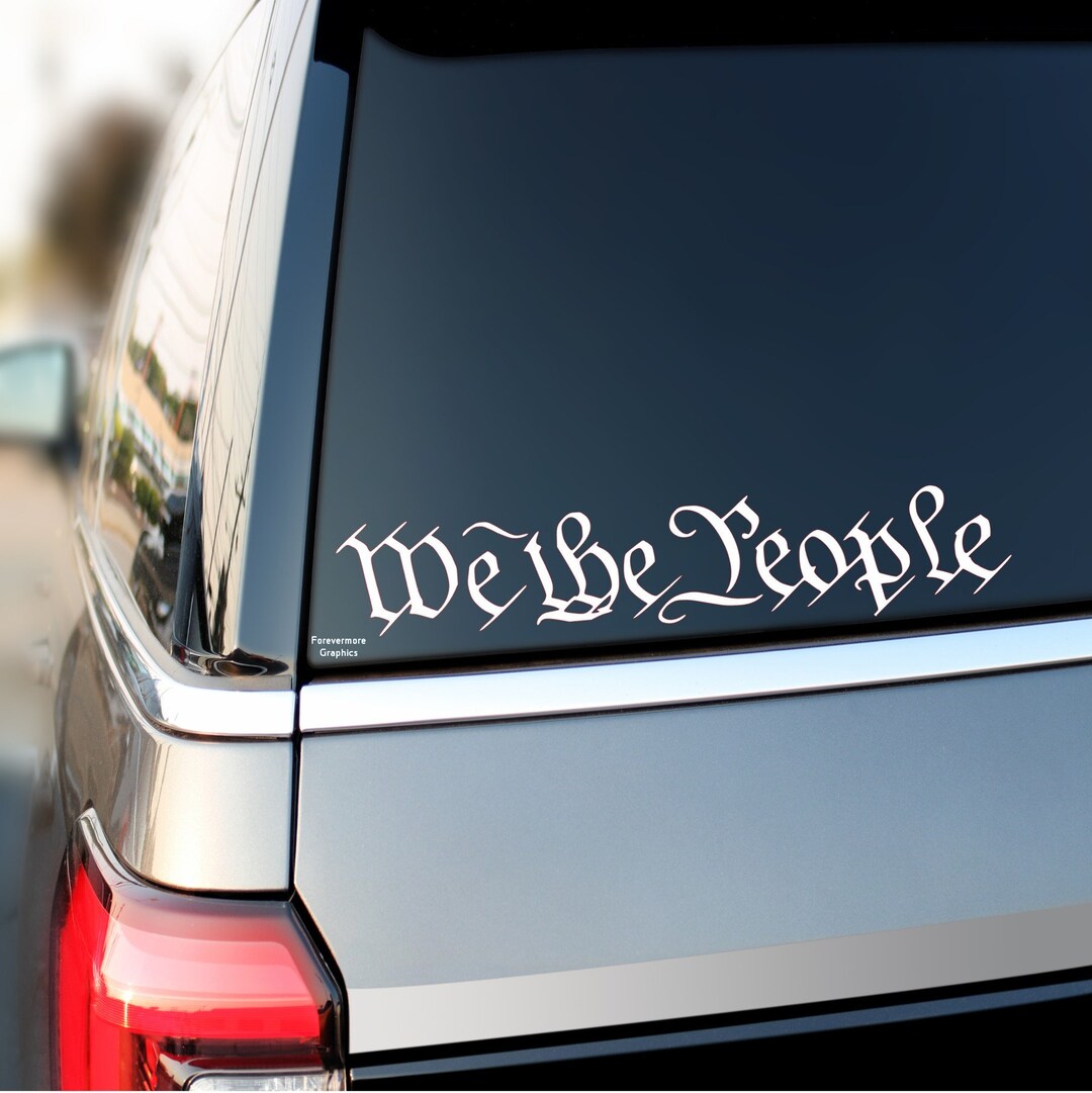 We the People Decal | We the People Sticker | - Etsy