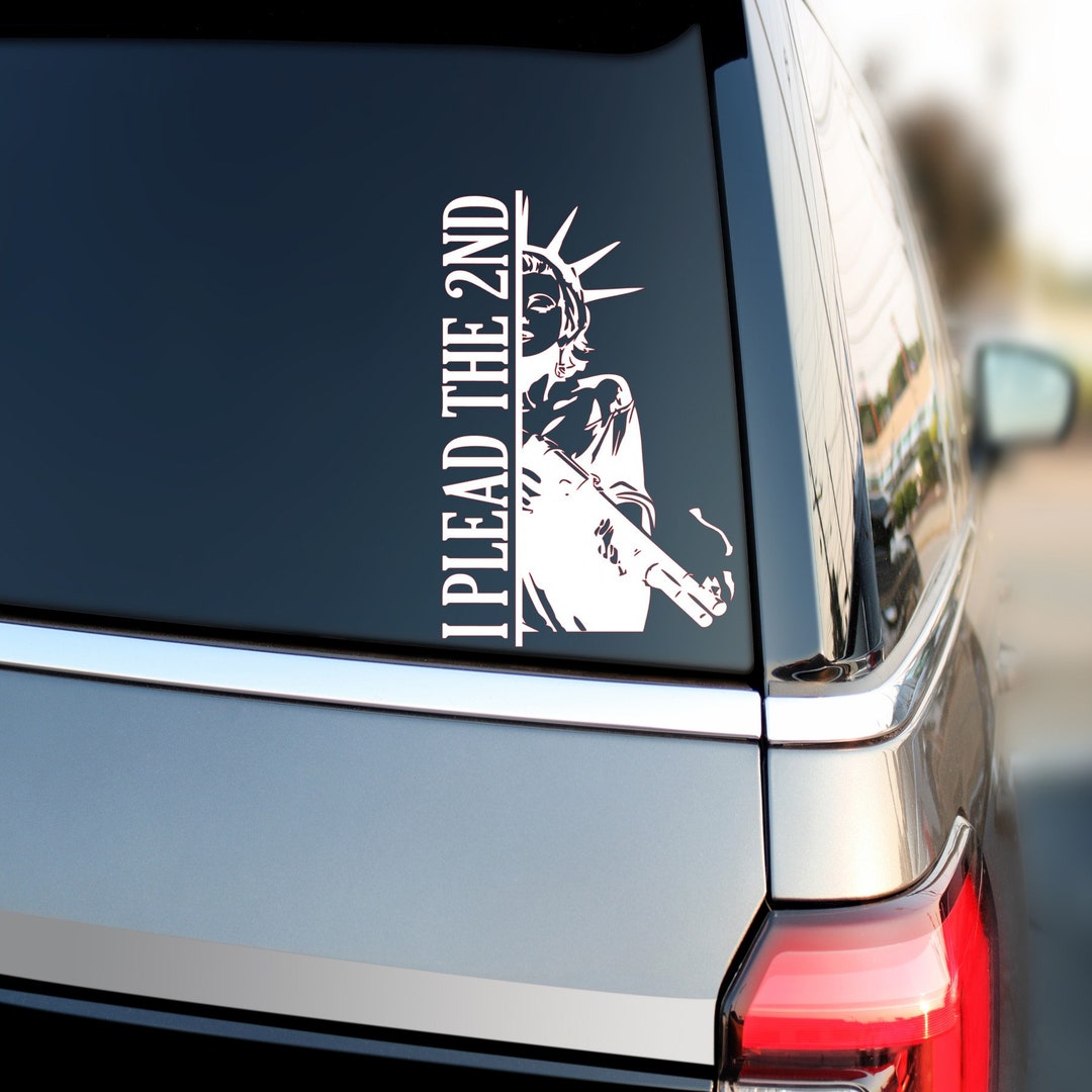 I Plead the 2nd Decal 2nd Amendment Decal USA Decal American Decal We ...