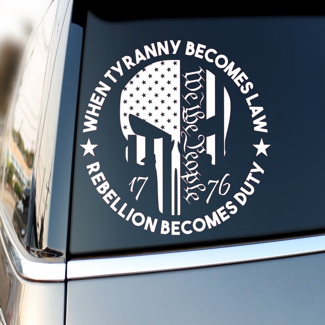 1776 Decal | Tyranny Decal | American Decal | USA Decal | Veteran Decal ...