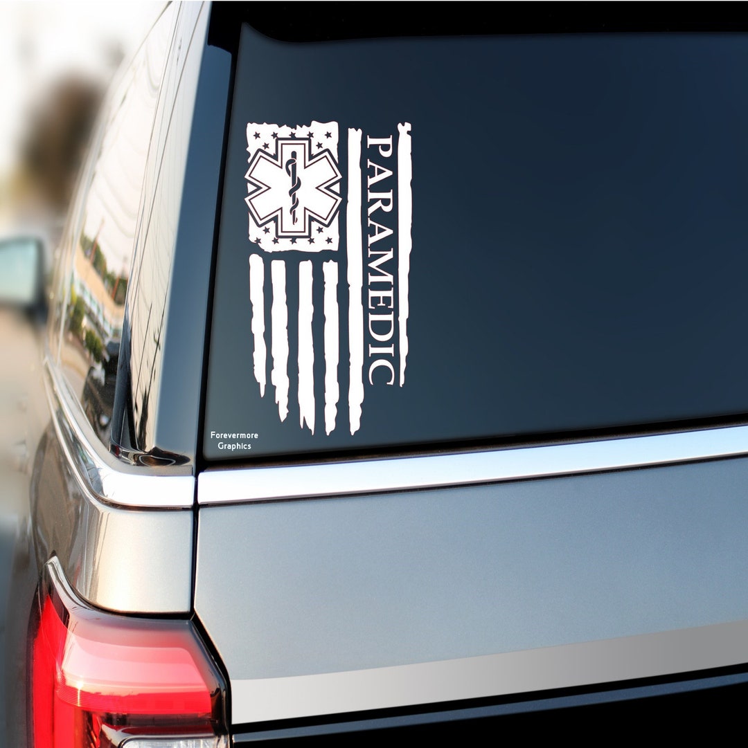 Physical Decal | Paramedic Decal | Gift for Paramedic | Paramedic Gift ...