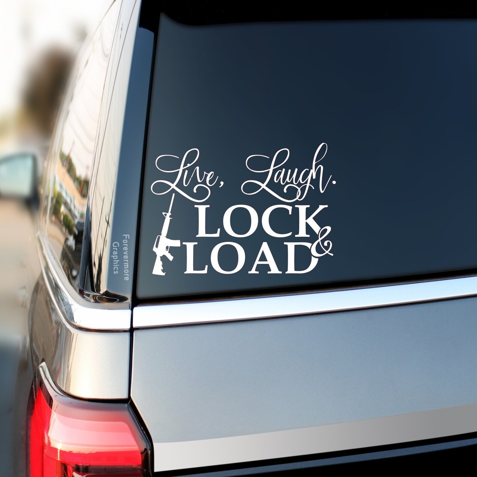 Live Laugh Lock and Load Decal Lock and Load Decal 2nd - Etsy