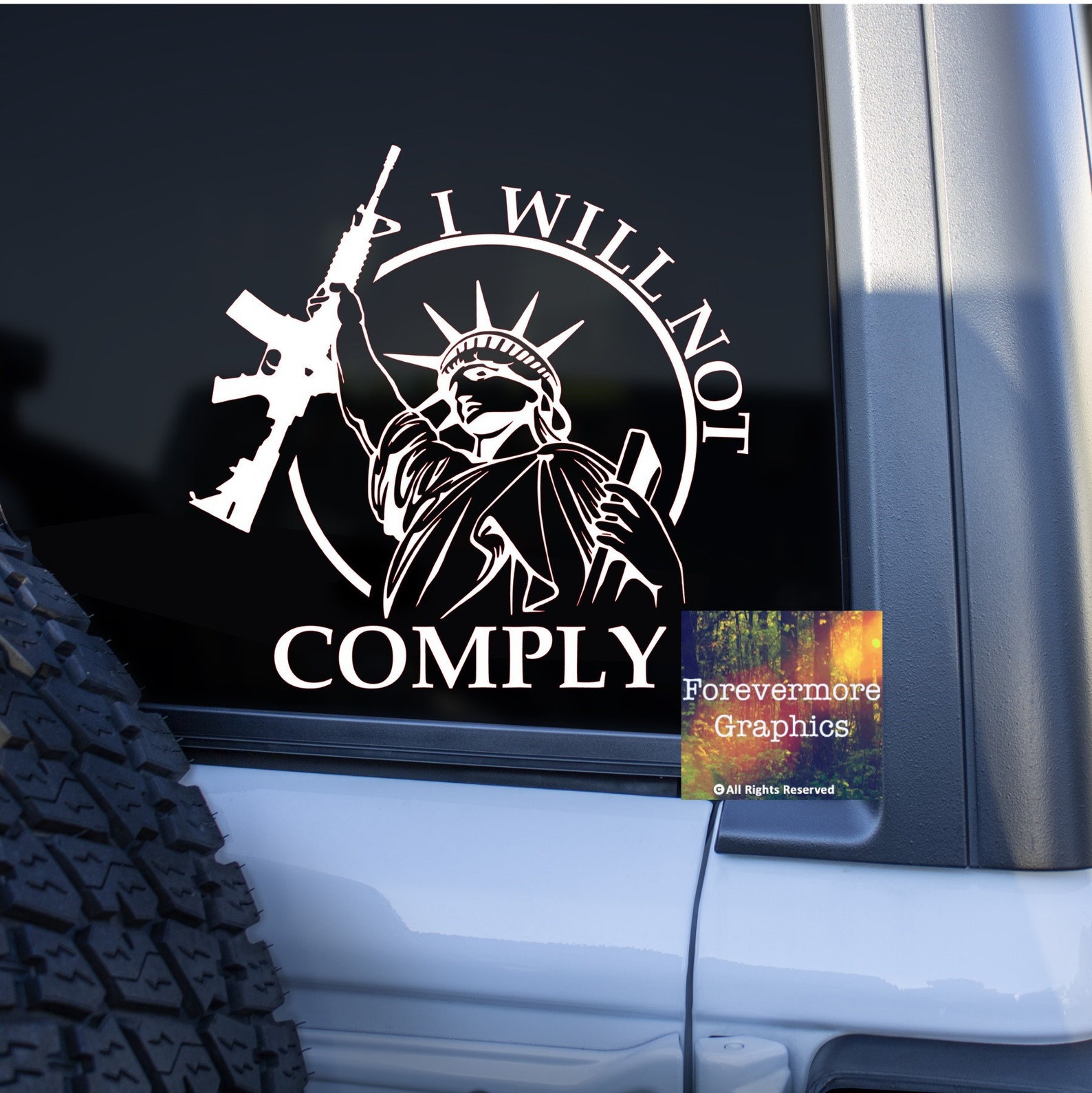I Will Not Comply Decal Patriotic Decal Defend the 2nd - Etsy