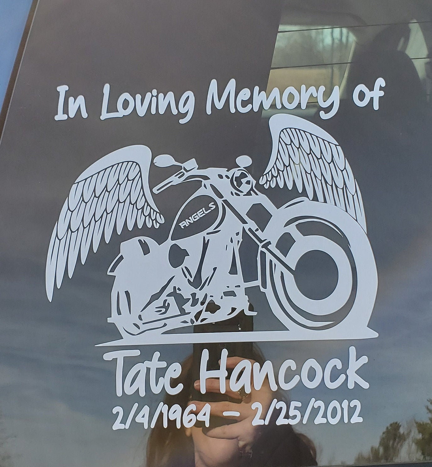 In Loving Memory of Decal in Memory of Decal Motorcycle - Etsy