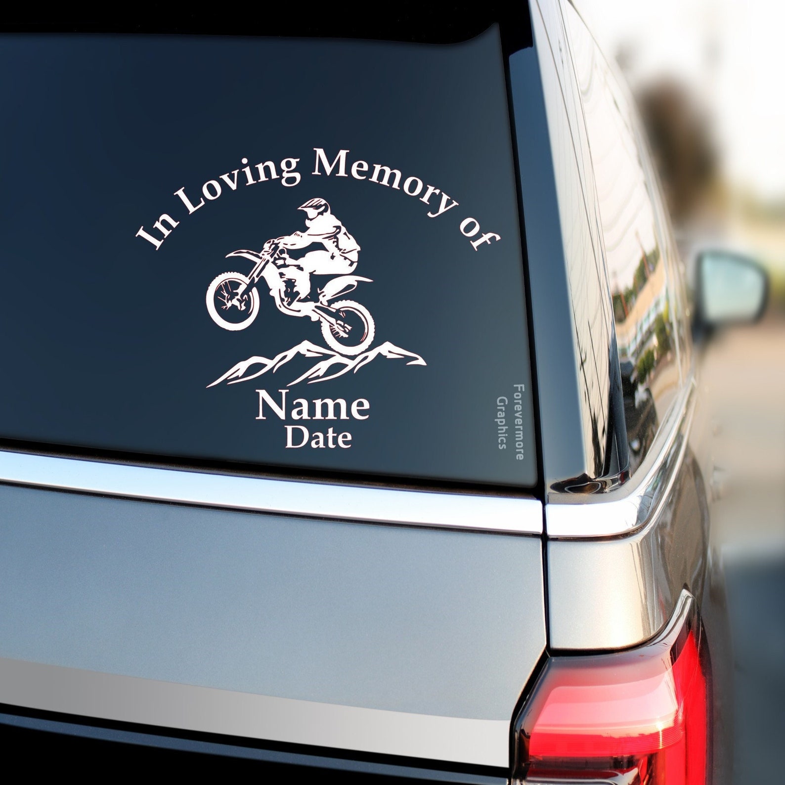 In Loving Memory Dirt Bike Decal Dirt Bike Decal Loving - Etsy