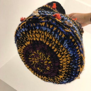 Barbara Bag - Woollen Bucket Bag 20x20cm - Etsy