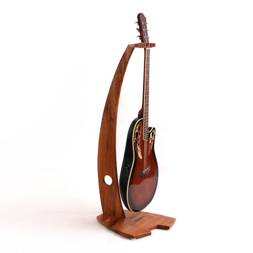 Wooden Guitar Stand Mahogany - Etsy